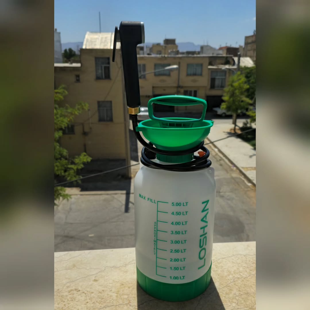 دوش صحرایی بادی 5 لیتری LOSHAN - فروشگاه لوکس کمپر